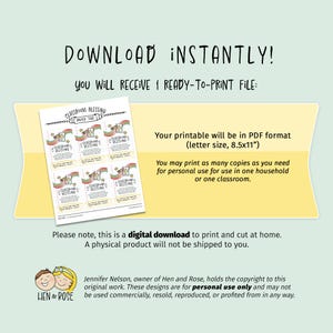 Printable Classroom Blessing Tag, Cute First Day of School Teacher ...