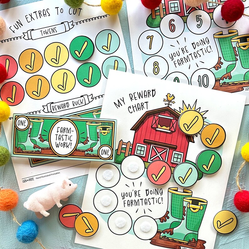 Kids Reward Chart Kit, Play Money Bucks Coupon, Homestead Farm Boots ...