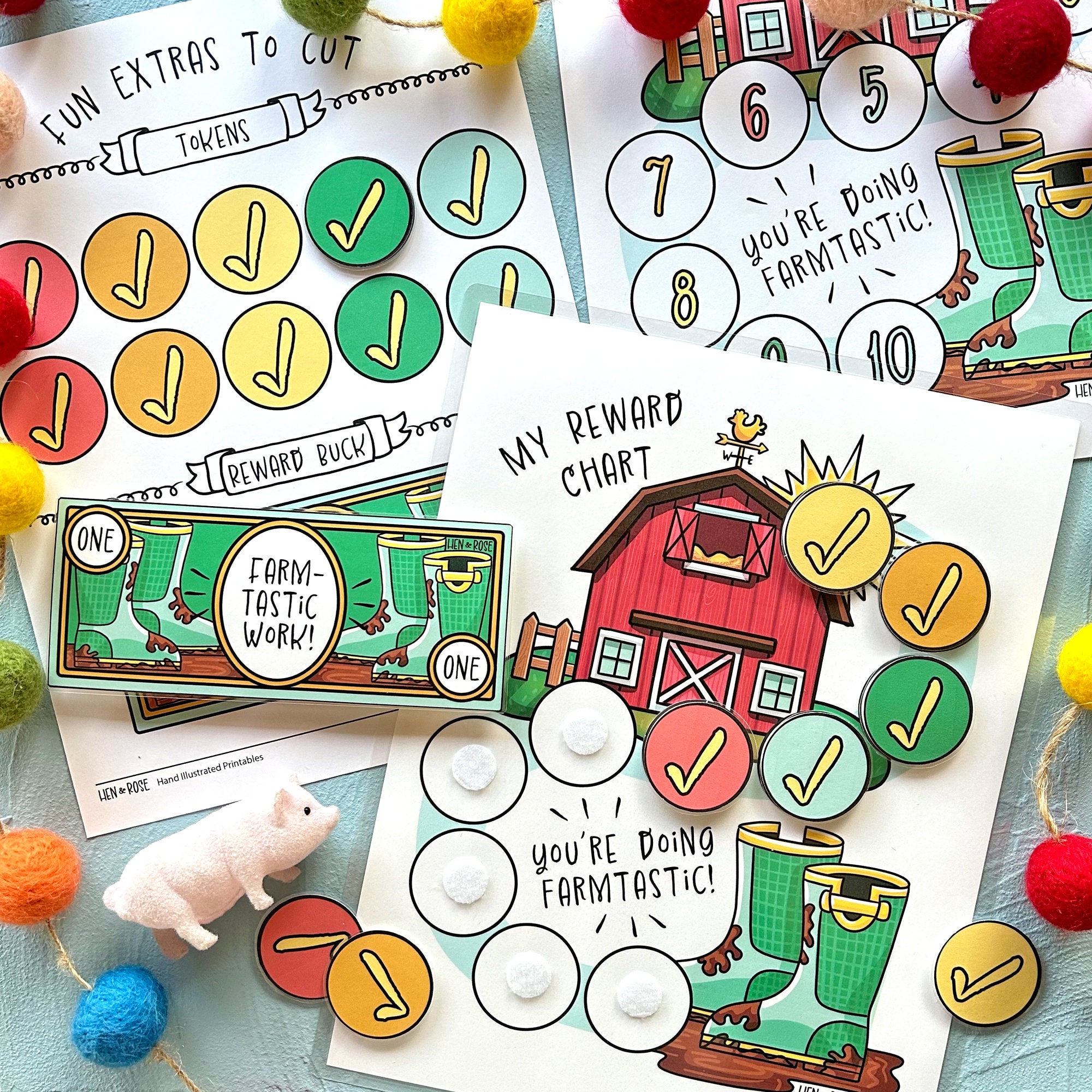 Kids Reward Chart Kit, Play Money Bucks Coupon, Homestead Farm Boots ...