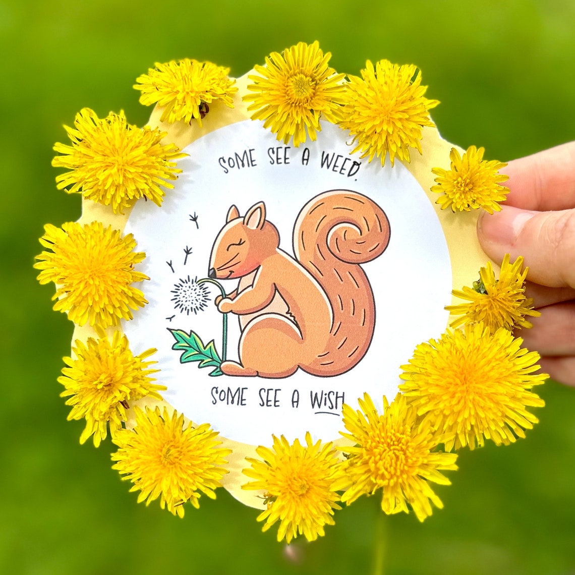 Dandelion Wish Threading Cards, Nature Walk Kids Activity, Montessori ...