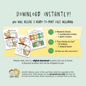 Kids Reward Chart Kit, Play Money Reward Bucks Coupon, Collecting ...