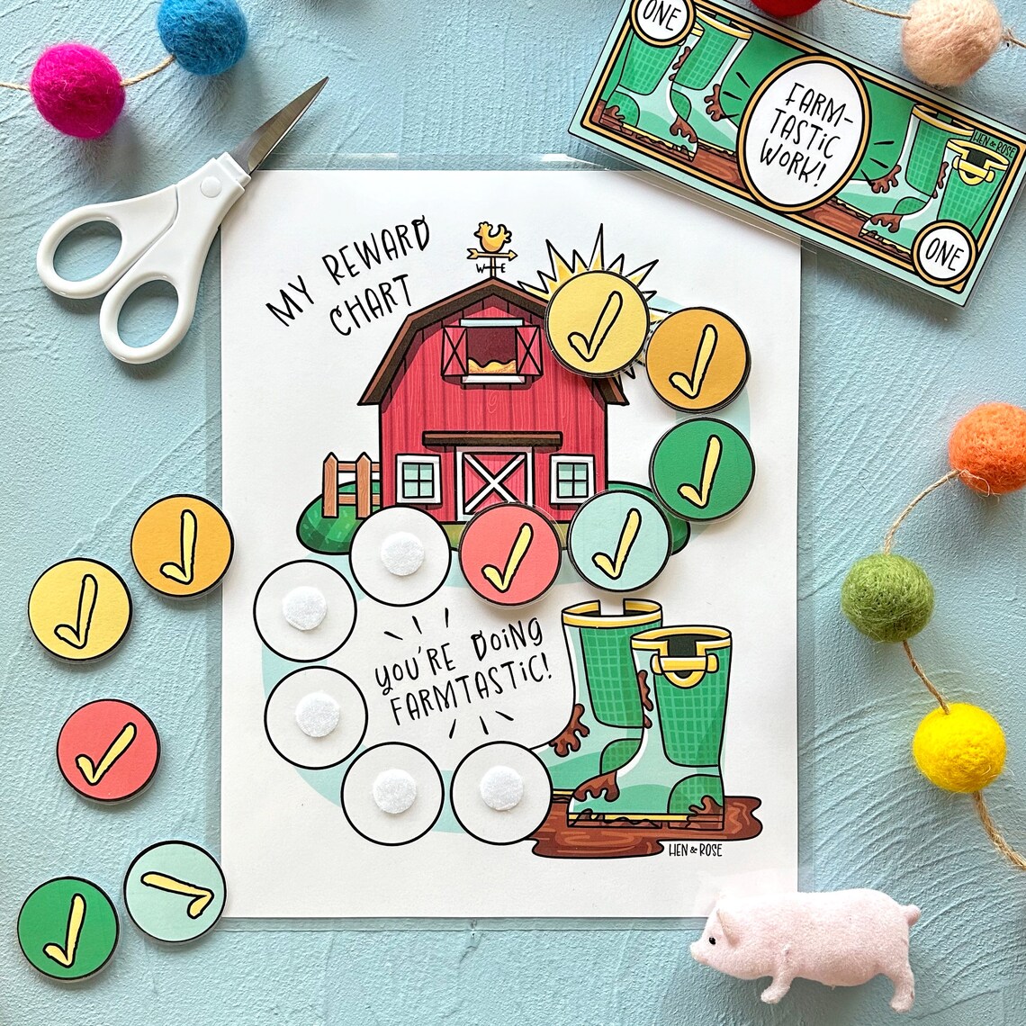 Kids Reward Chart Kit, Play Money Bucks Coupon, Homestead Farm Boots ...