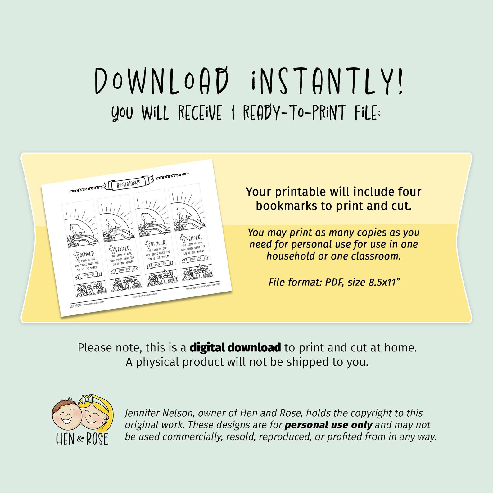 Lamb of God Coloring Bookmark Printable, Bible Quote John 1:29 ...