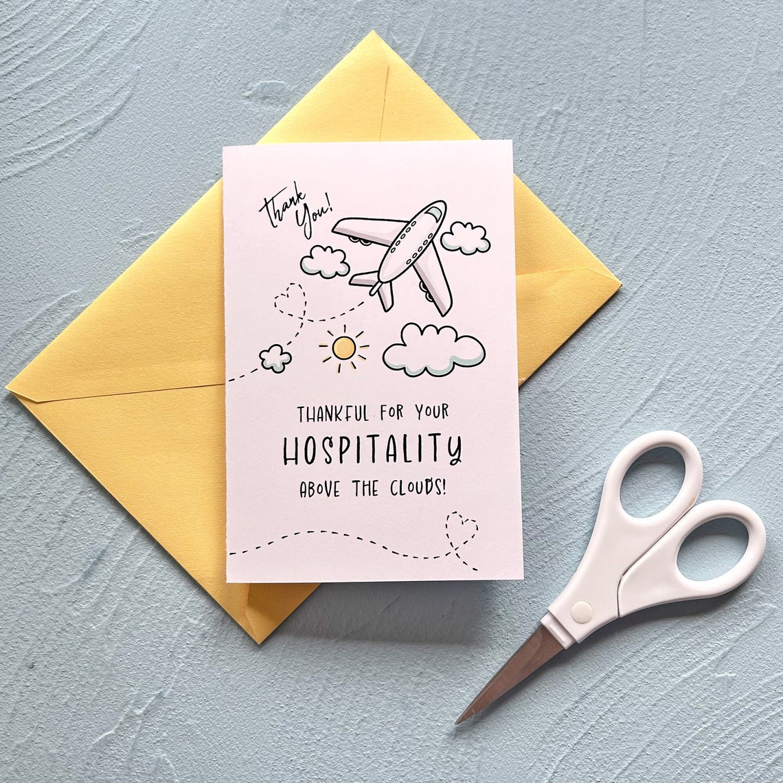 Flight Crew Thank You Card Printable, Flight Attendant Care Package ...