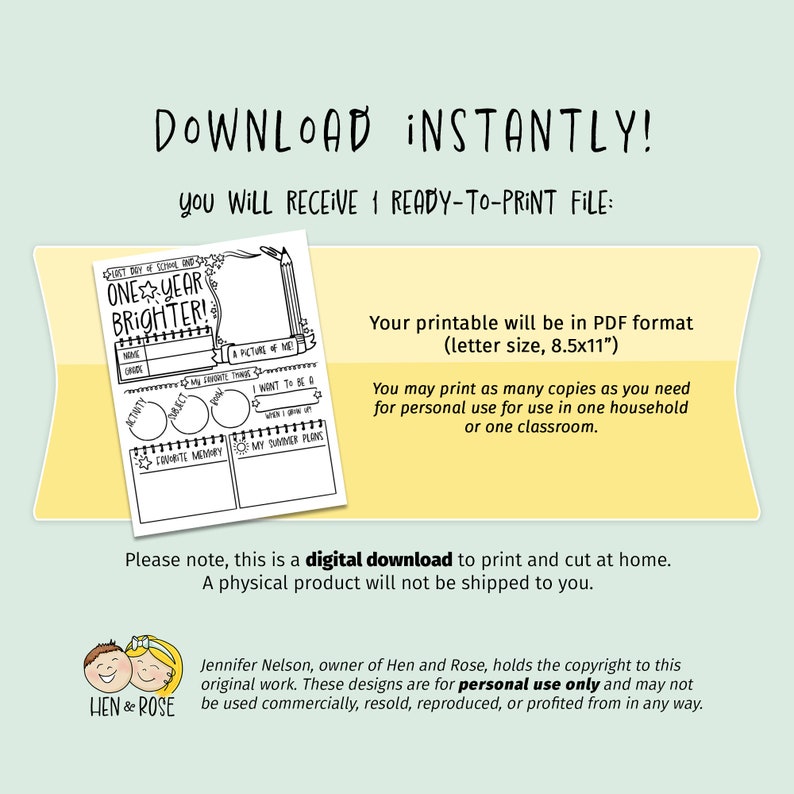 Year in Review End of School Year Worksheet, Memory Book Coloring Page ...