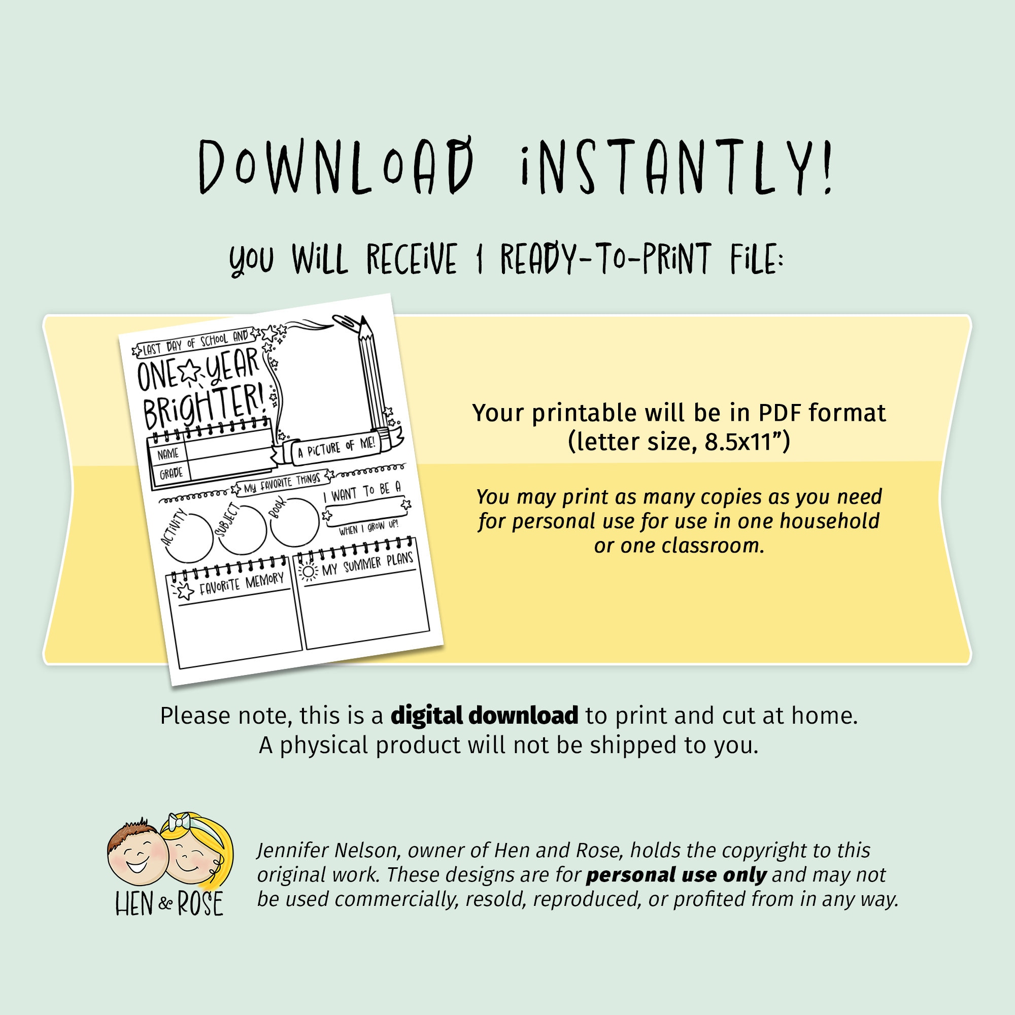 Year in Review End of School Year Worksheet, Memory Book Coloring Page ...