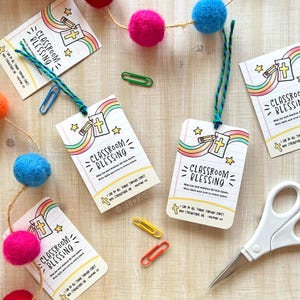 Cute Classroom Blessing Printable Tag, Teacher Appreciation Week Card ...