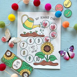 Kids Reward Chart Kit, Play Money Bucks Coupon & Tokens, Gardening ...