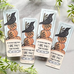 Fall Bible Bookmark Bundle Printable, Christian Quote Psalms 136 Luke ...
