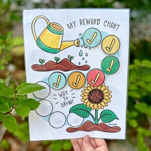 Kids Reward Chart Kit, Play Money Bucks Coupon & Tokens, Gardening ...