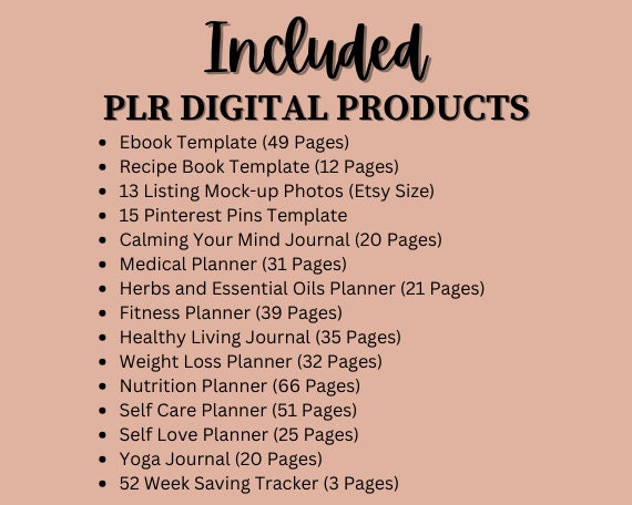 15 PLR Digital Products Starting Kit Bundle With Resell Rights PLR ...