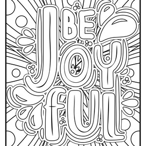 50 Inspirational Coloring Pages for Positive Growth and Motivation - Etsy