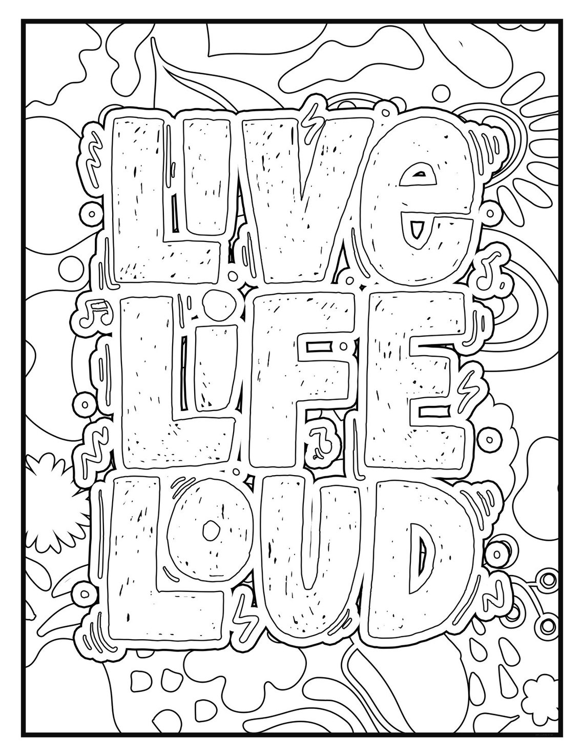 50 Inspirational Coloring Pages for Positive Growth and Motivation - Etsy