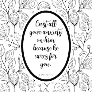 10 Bible Verse Coloring Sheets Meditate on God’s Word as You Color and ...