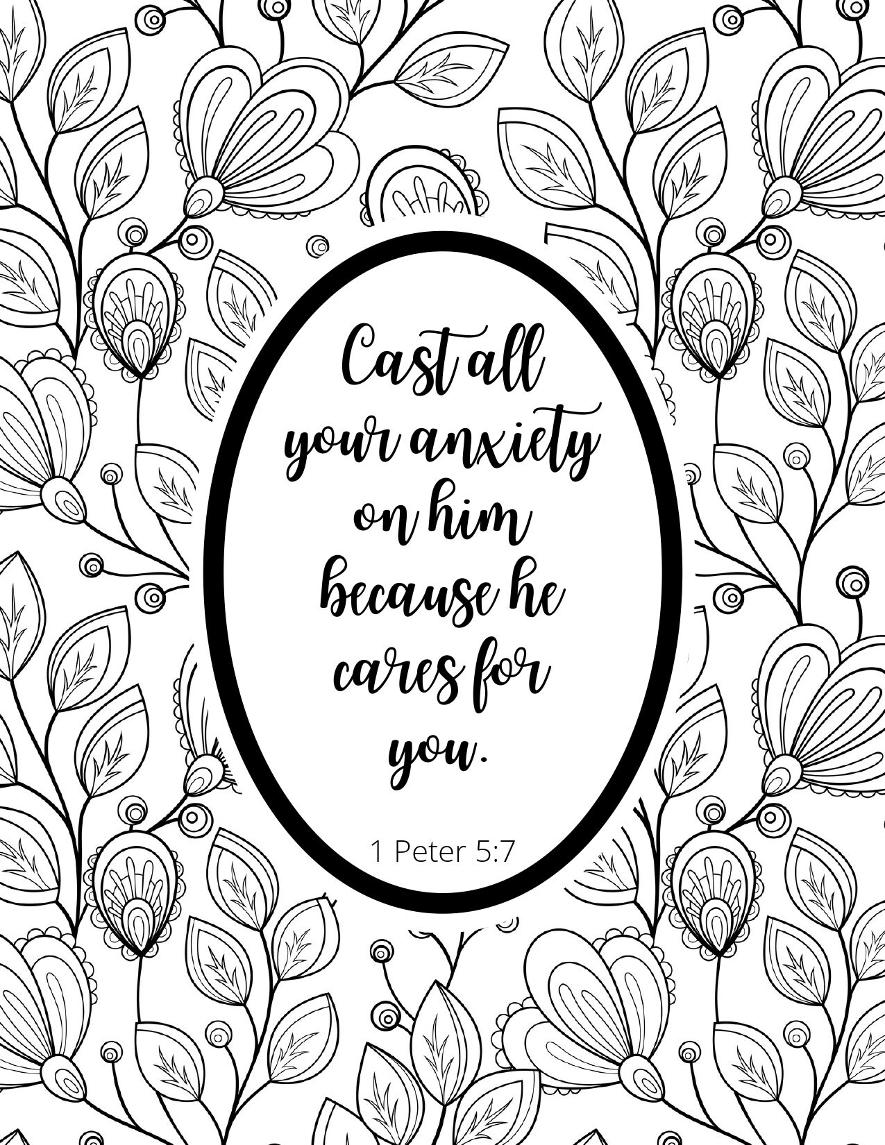 10 Bible Verse Coloring Sheets Meditate on God’s Word as You Color and ...