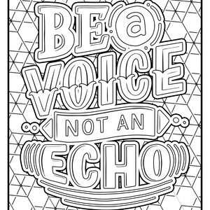 50 Inspirational Coloring Pages for Positive Growth and Motivation - Etsy