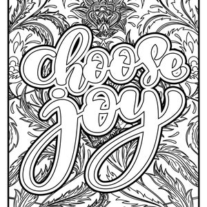 50 Inspirational Coloring Pages for Positive Growth and Motivation - Etsy