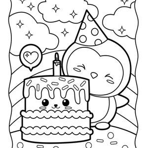 Sweet & Savory Kawaii Food Coloring Pages Fun for All Ages Kids and ...