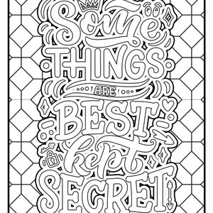 50 Inspirational Coloring Pages for Positive Growth and Motivation - Etsy