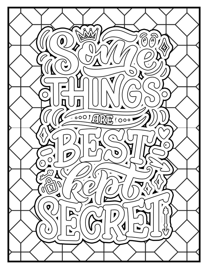 50 Inspirational Coloring Pages for Positive Growth and Motivation - Etsy