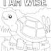 Affirmation Coloring Pages With Animals | Set of 35 Printable Sheets - Etsy