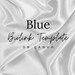 Blue Biolink Template on Canva - Etsy