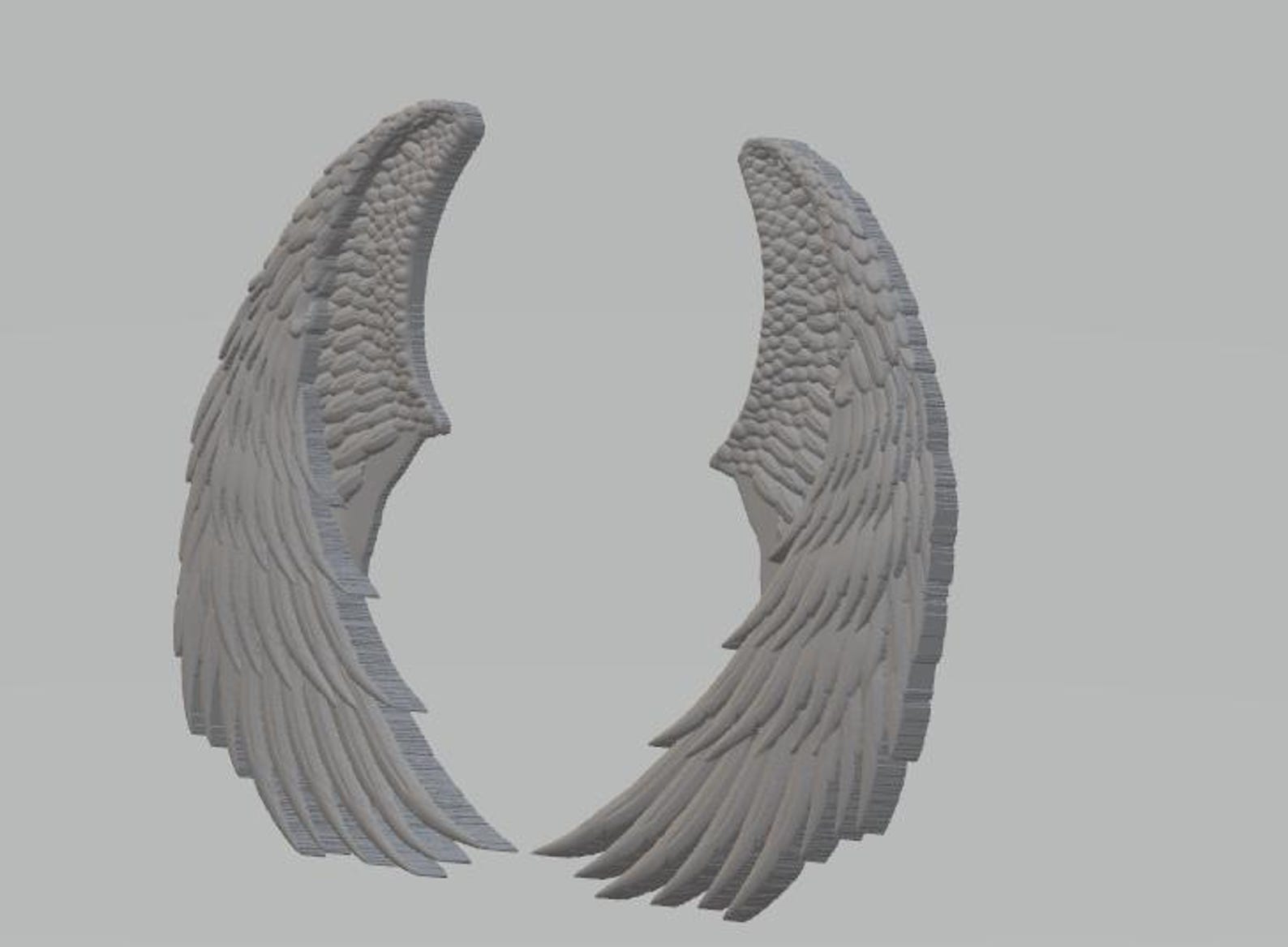 Wings STL File for CNC Router, 3D Printing - Etsy