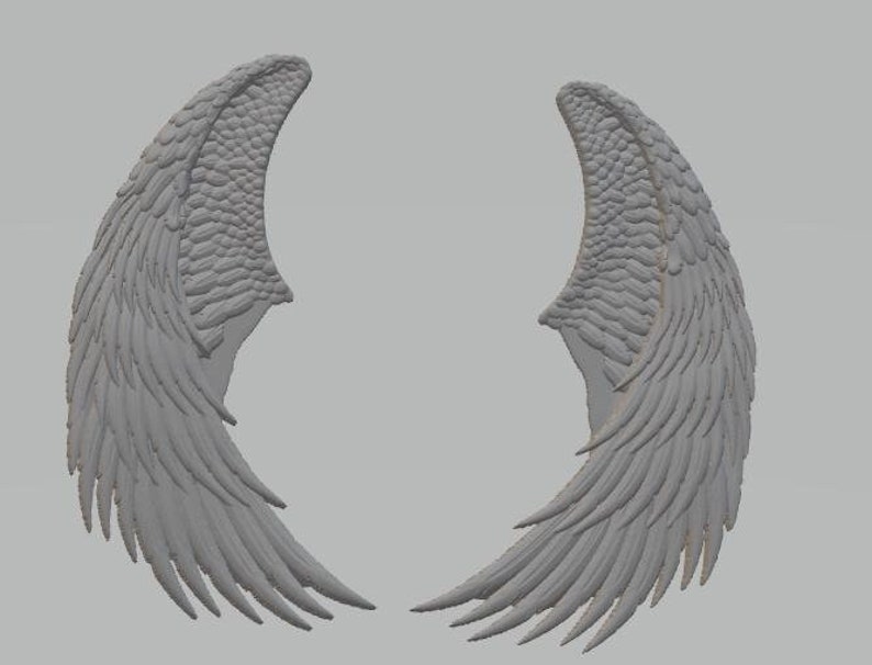 Wings STL File for CNC Router, 3D Printing - Etsy