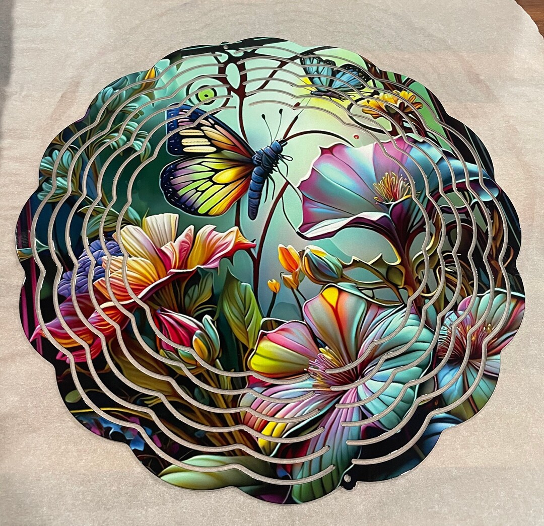 10 Inch Double Sided Wind Spinner - Etsy