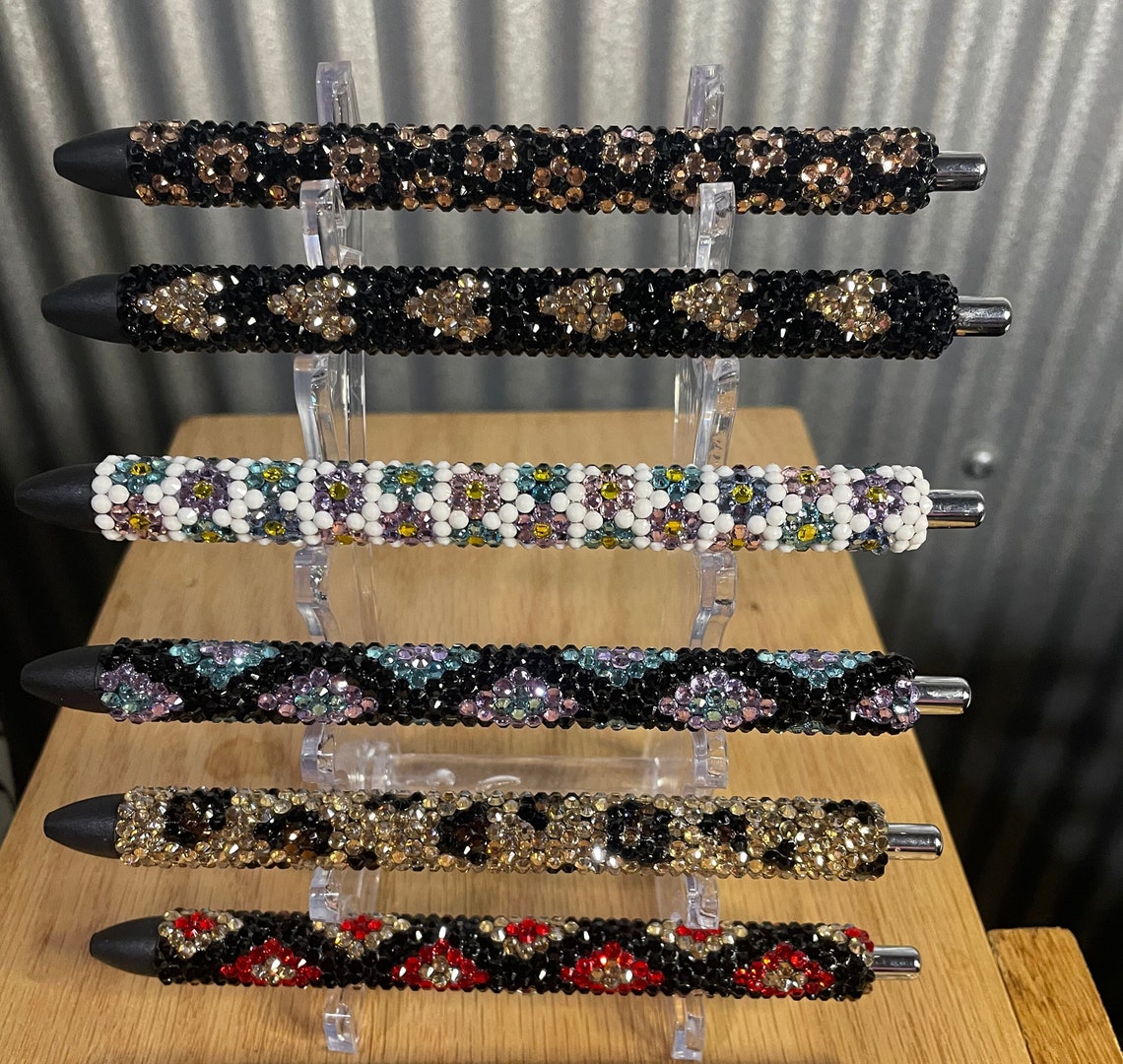 Glass Rhinestone Pens - Etsy