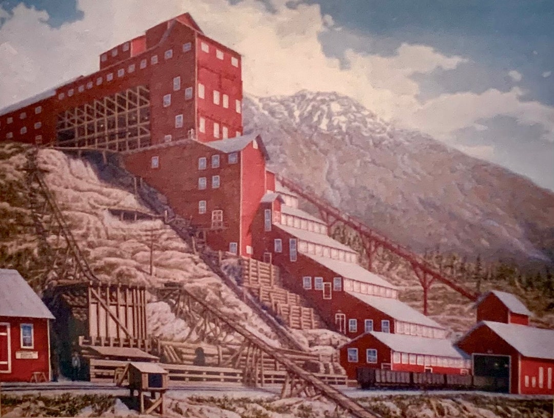 Kennecott Copper Mine 1923 Alaska Art Interior Design Digital Download ...