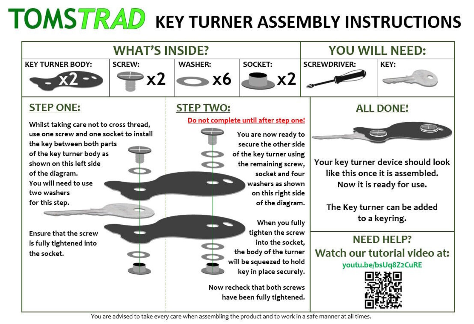 Integrated Metal Key Turner Device - (arthritis and Mobility Key ...