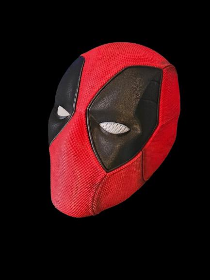 Realistic Deadpool Mask Cosplay Accessory Detailed Red and Black Design ...