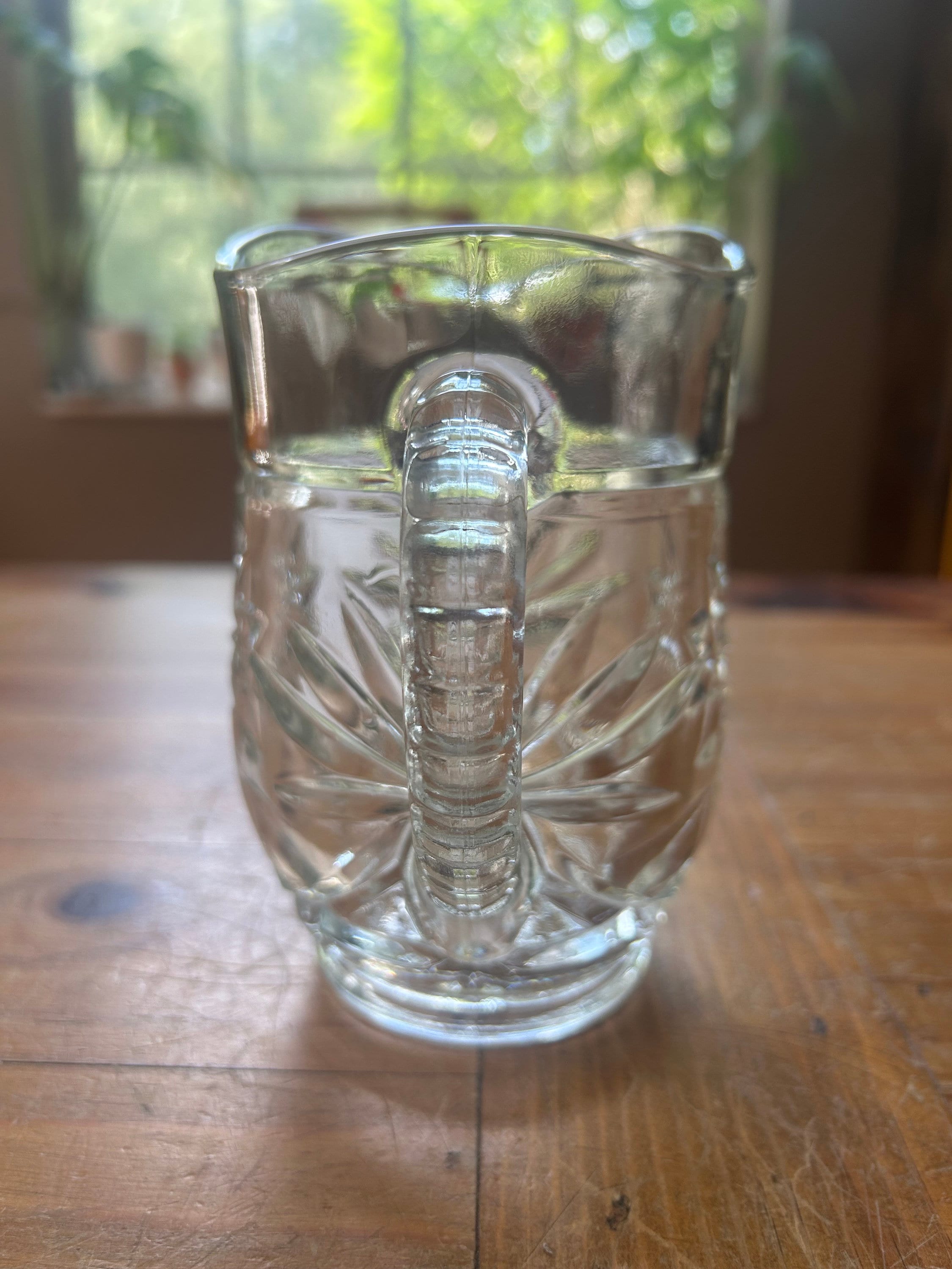 1960s Anchor Hocking Prescut Star of David Pattern Glass Pitcher - Etsy