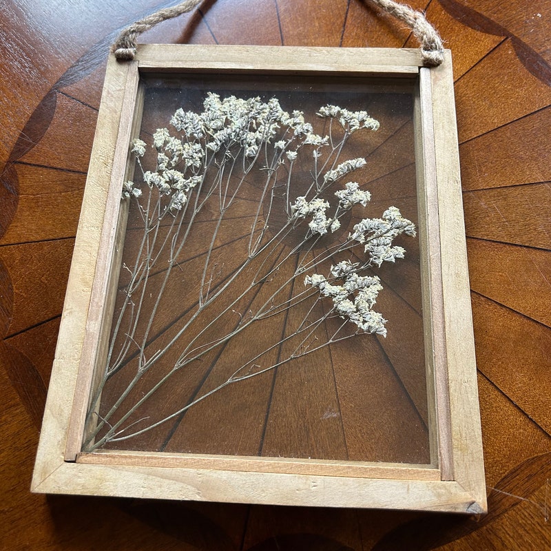 Framed Dried Flowers - Etsy