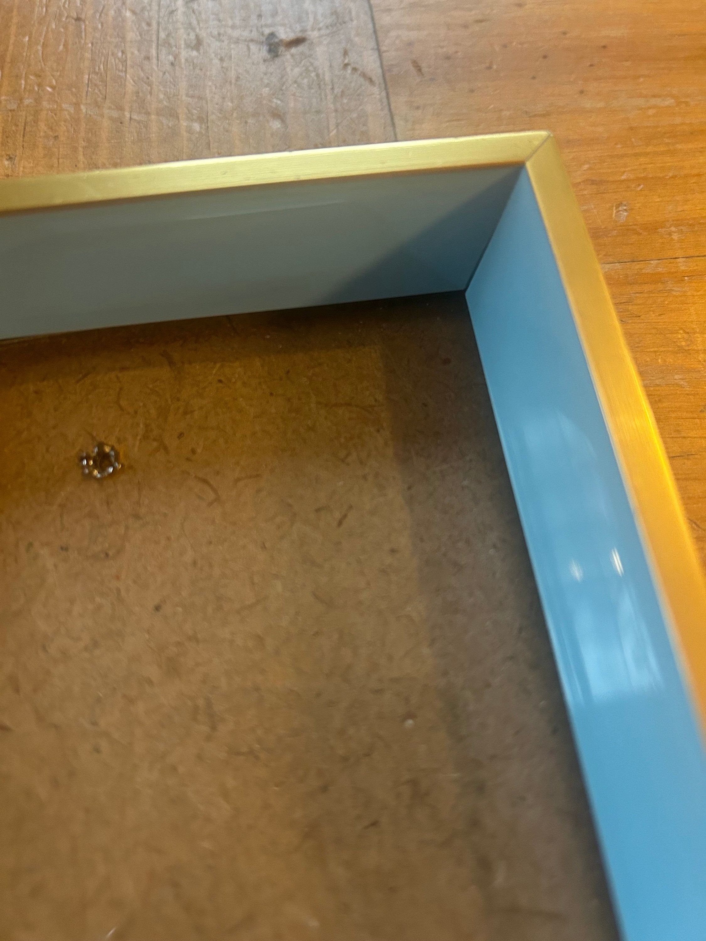 Baby Blue and Gold Vintage 4x6 Photo Frame - Etsy