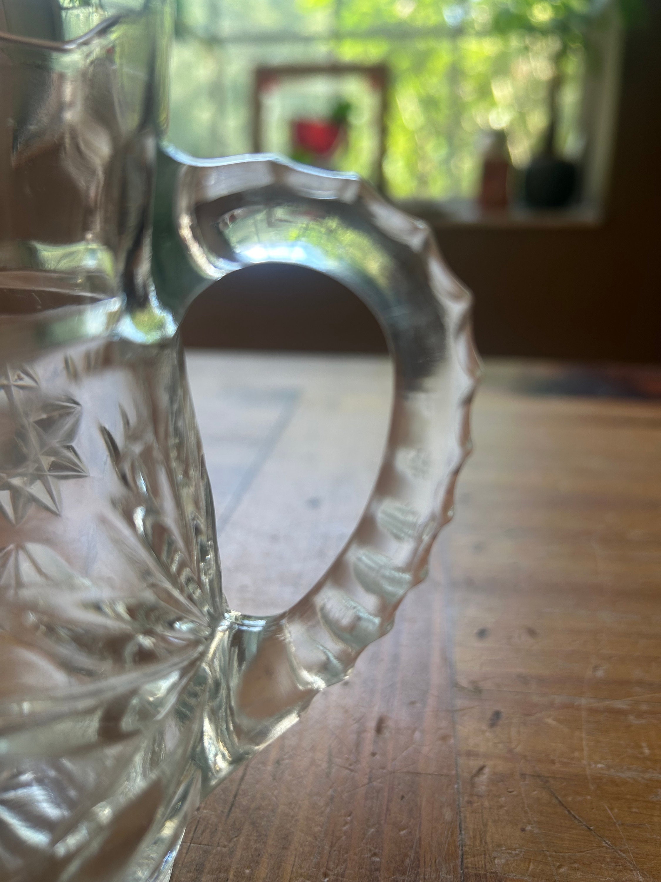 1960s Anchor Hocking Prescut Star of David Pattern Glass Pitcher - Etsy