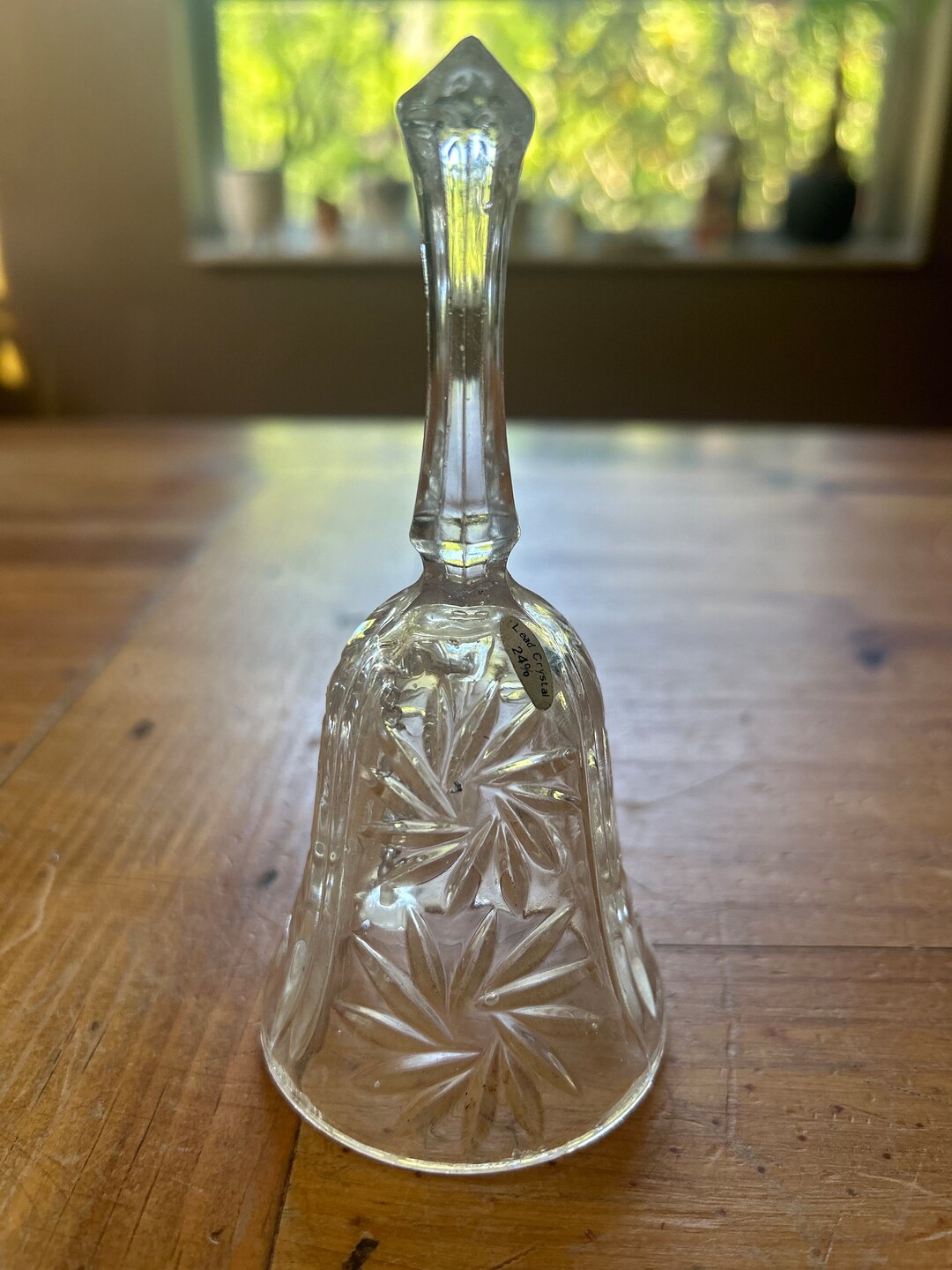 1970’s Hand Wrung Crystal Pinwheel Bell - Etsy