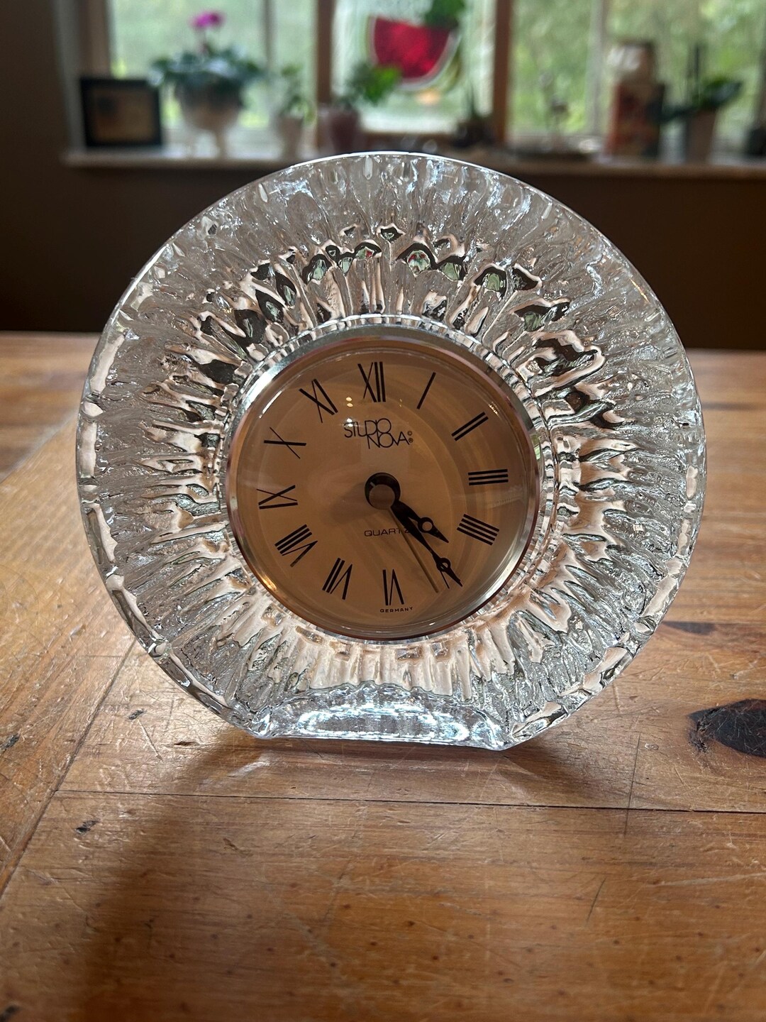 Studio Nova Lexington Crystal Round Clock - Etsy
