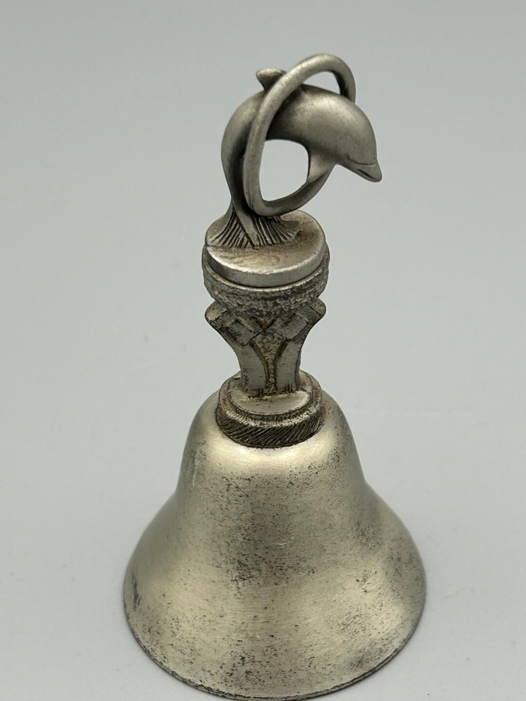 Pewter Dolphin Hand Rung Bell - Etsy