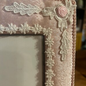 Berkeley Designs Pink Satin, Lace, and Roses 5x7 Picture Frame - Etsy