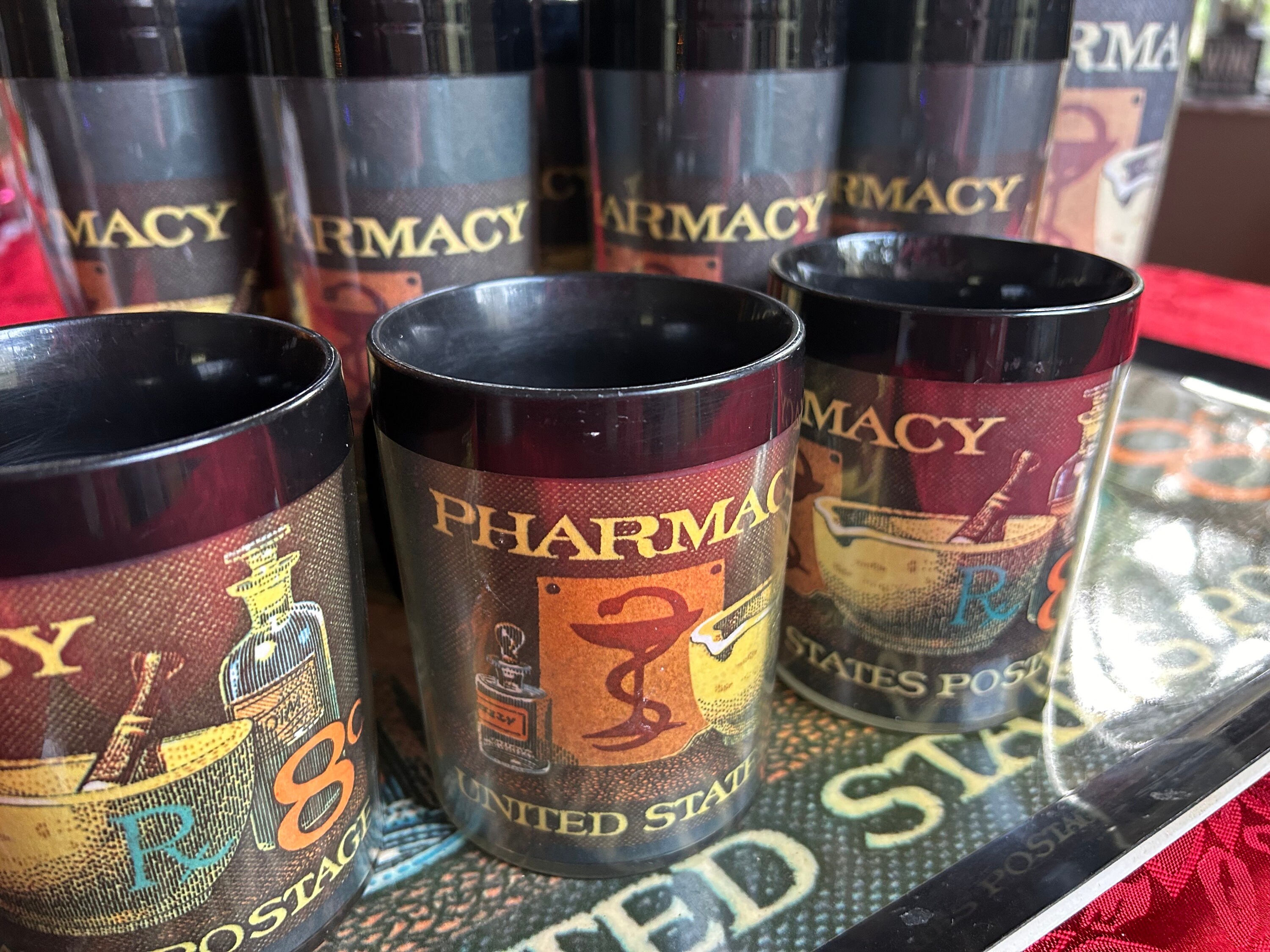 Pharmacy United States Postage Stamp Serving Tray With Thermoserv ...