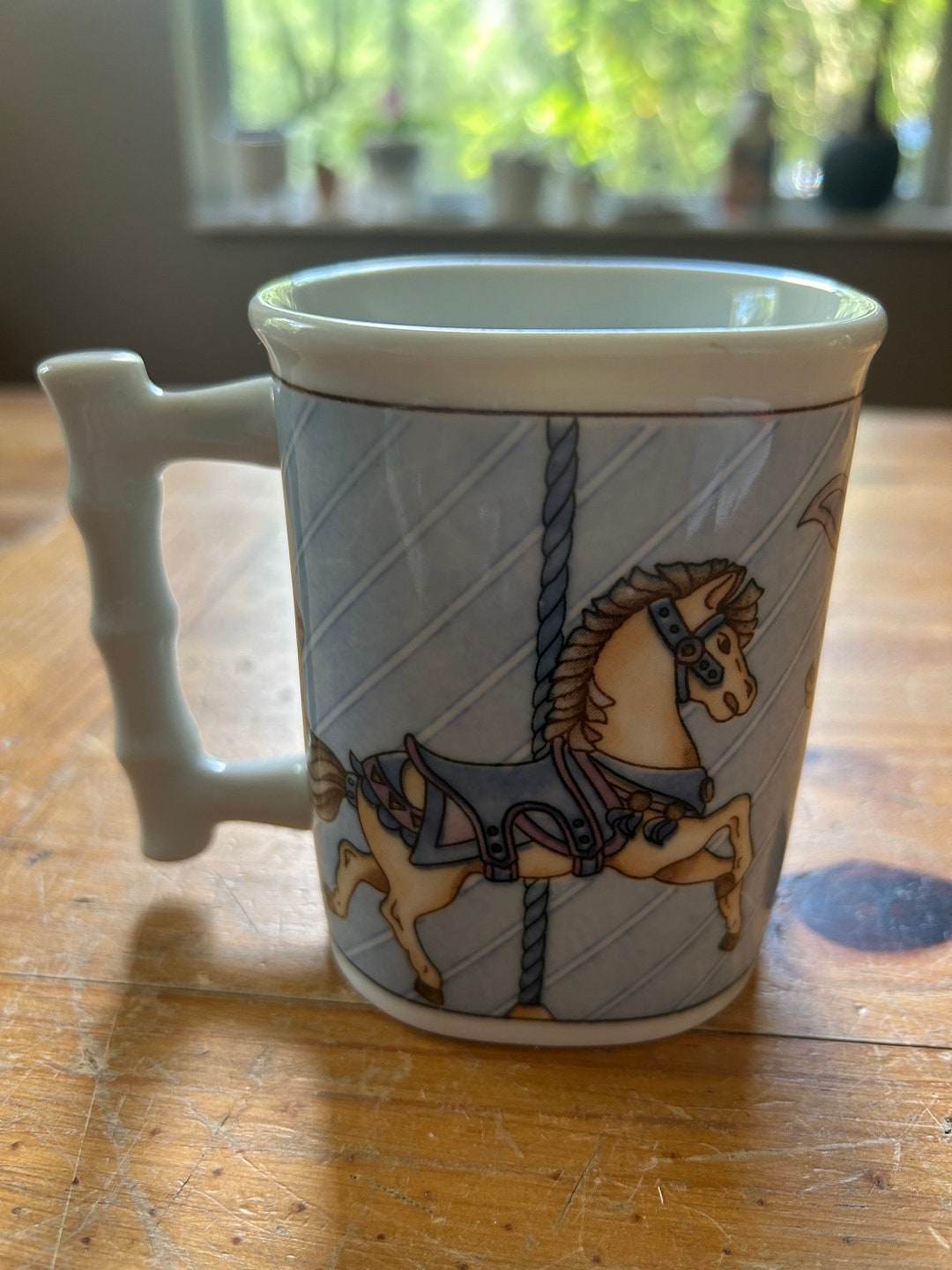 Carousel Horse Square Coffee Mug - Etsy