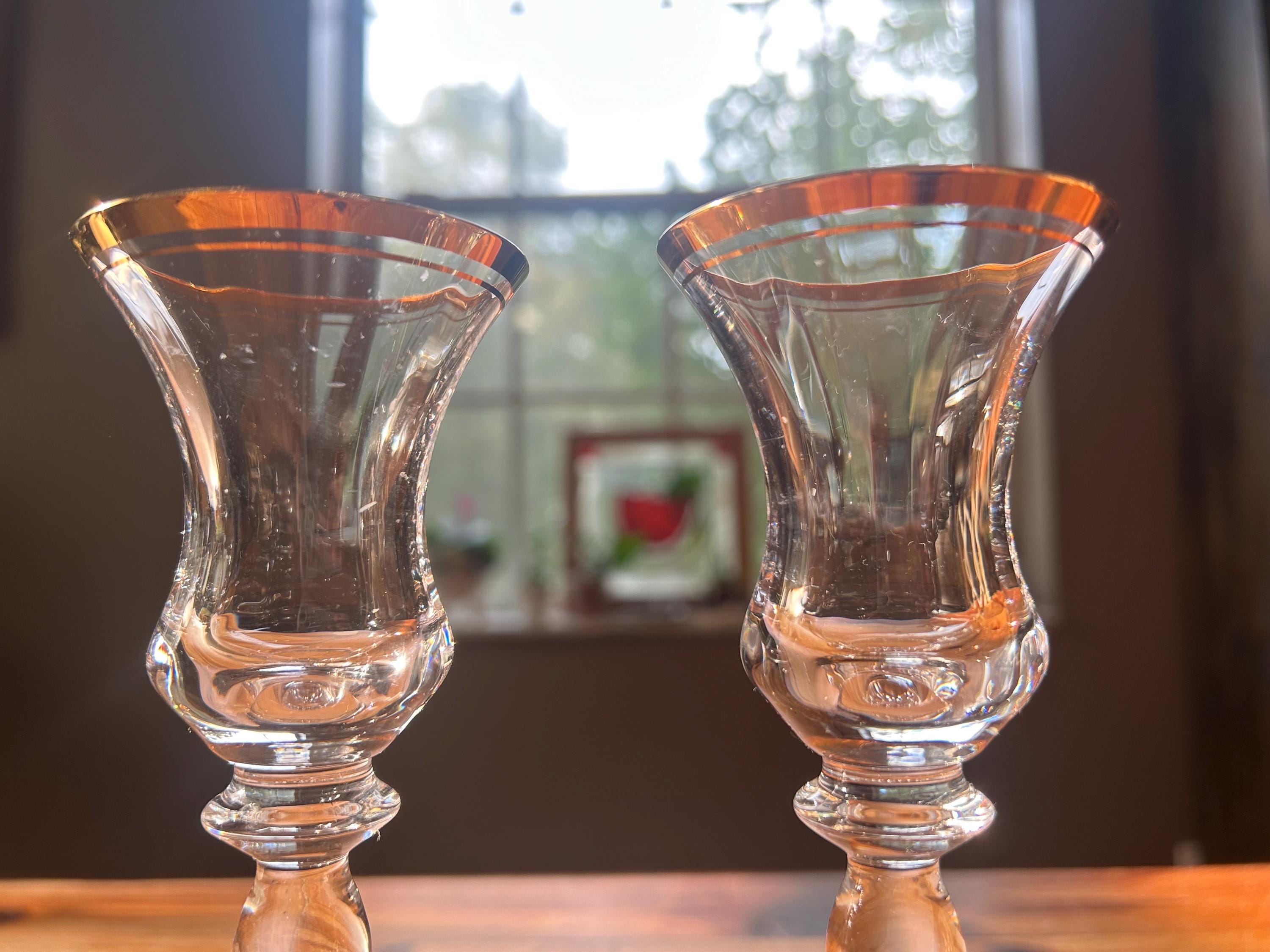 Mikasa Jamestown Gold, Pair of 24k Gold Band Trimmed Candlestick ...