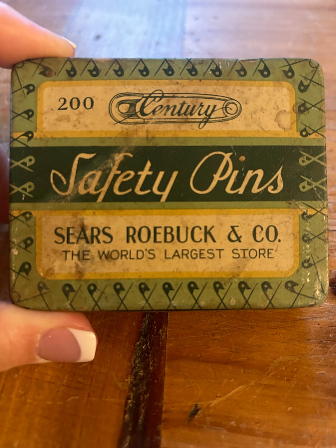 Sears Roebuck & Co Metal Safety Pin Tin, 1900’s - Etsy