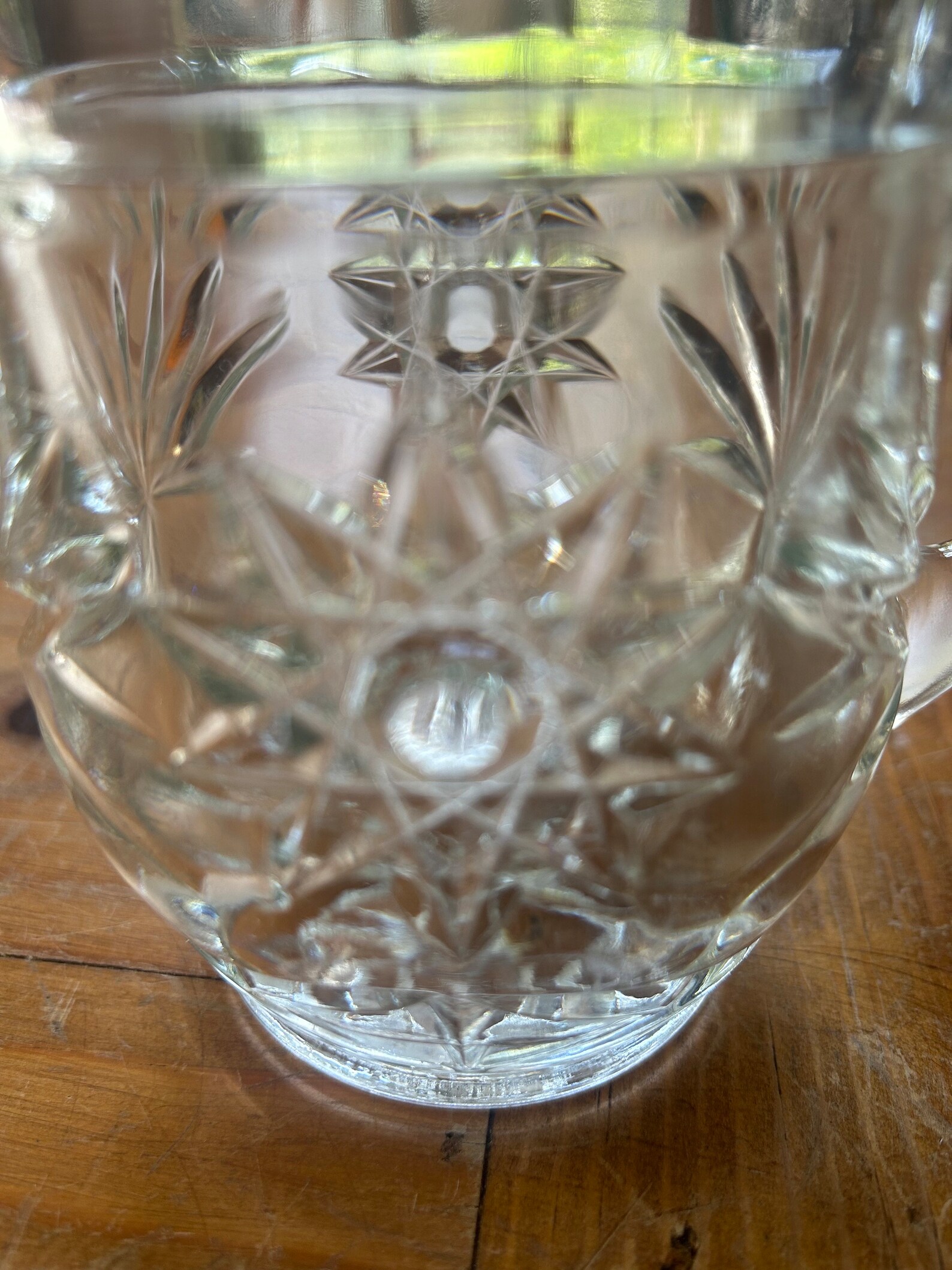 1960s Anchor Hocking Prescut Star of David Pattern Glass Pitcher - Etsy