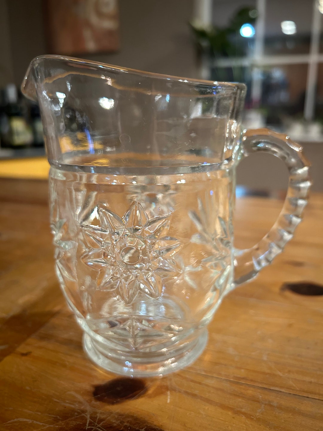 Anchor Hocking EAPC Glass Early American Prescut Star of David Pattern ...