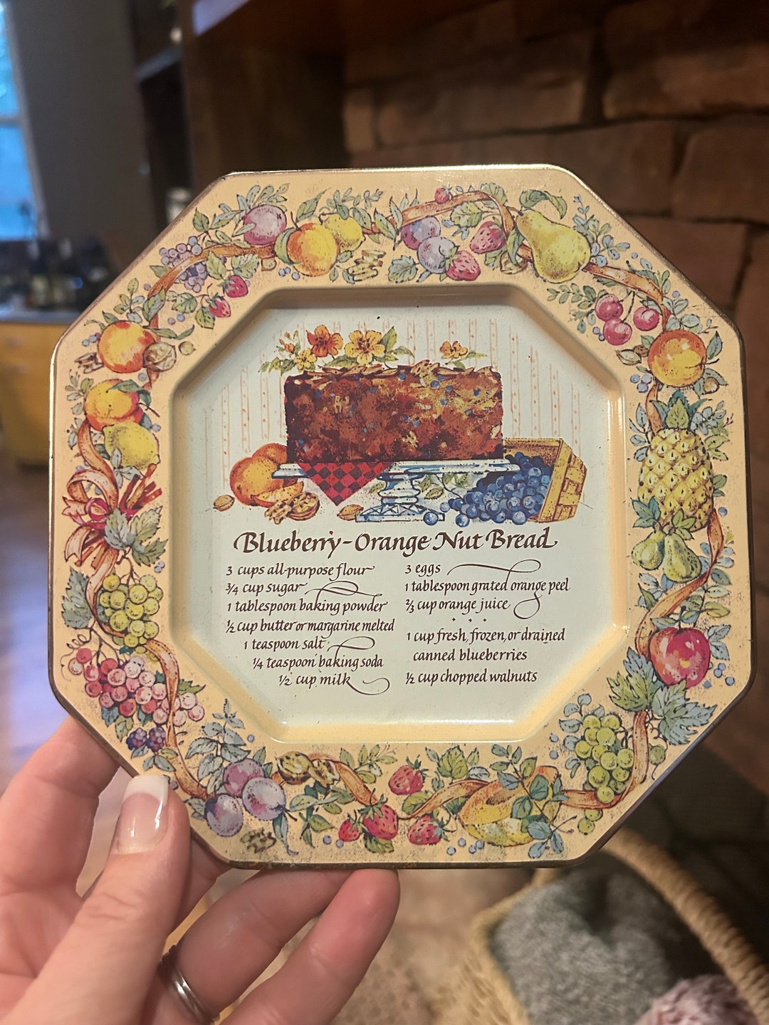 1982 Avon Metal Recipe Tray - Etsy