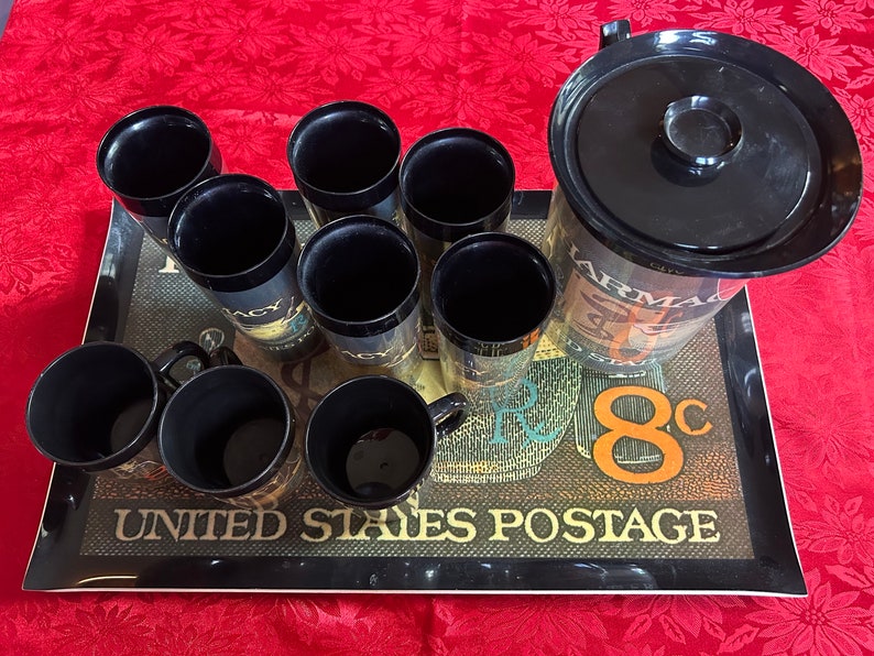 Pharmacy United States Postage Stamp Serving Tray With Thermoserv ...