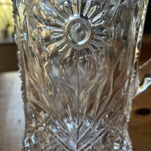 Mid 20th Century Pressed Imperial Cut Glass Heavy Crystal Ohio ...